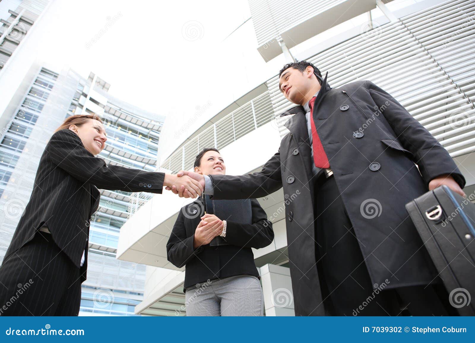Business Team Handshake stock photo. Image of greeting - 7039302