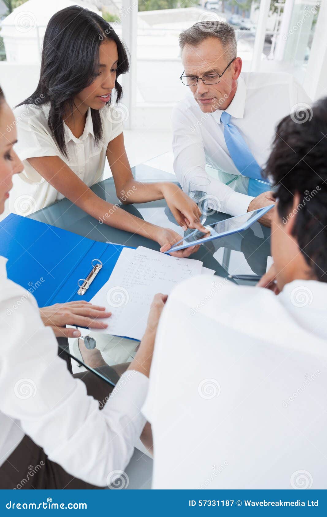 Business team hard at work stock image. Image of american - 57331187