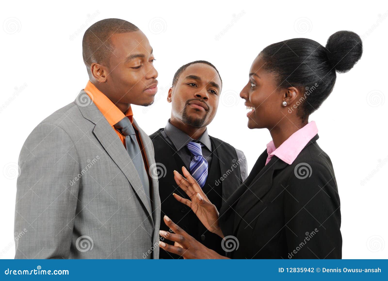 Business Team Having a Discussion Stock Photo - Image of business, team ...