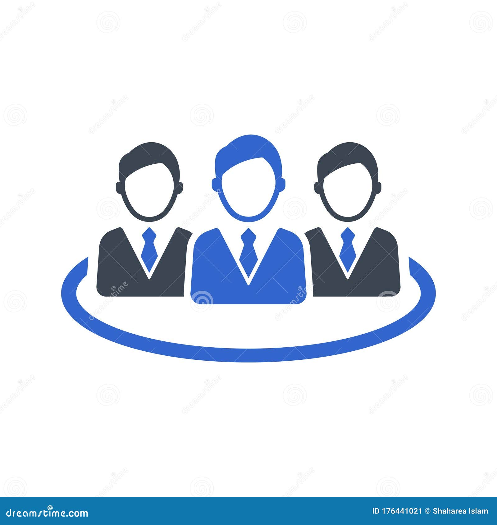 Business Team Icon stock vector. Illustration of people - 176441021