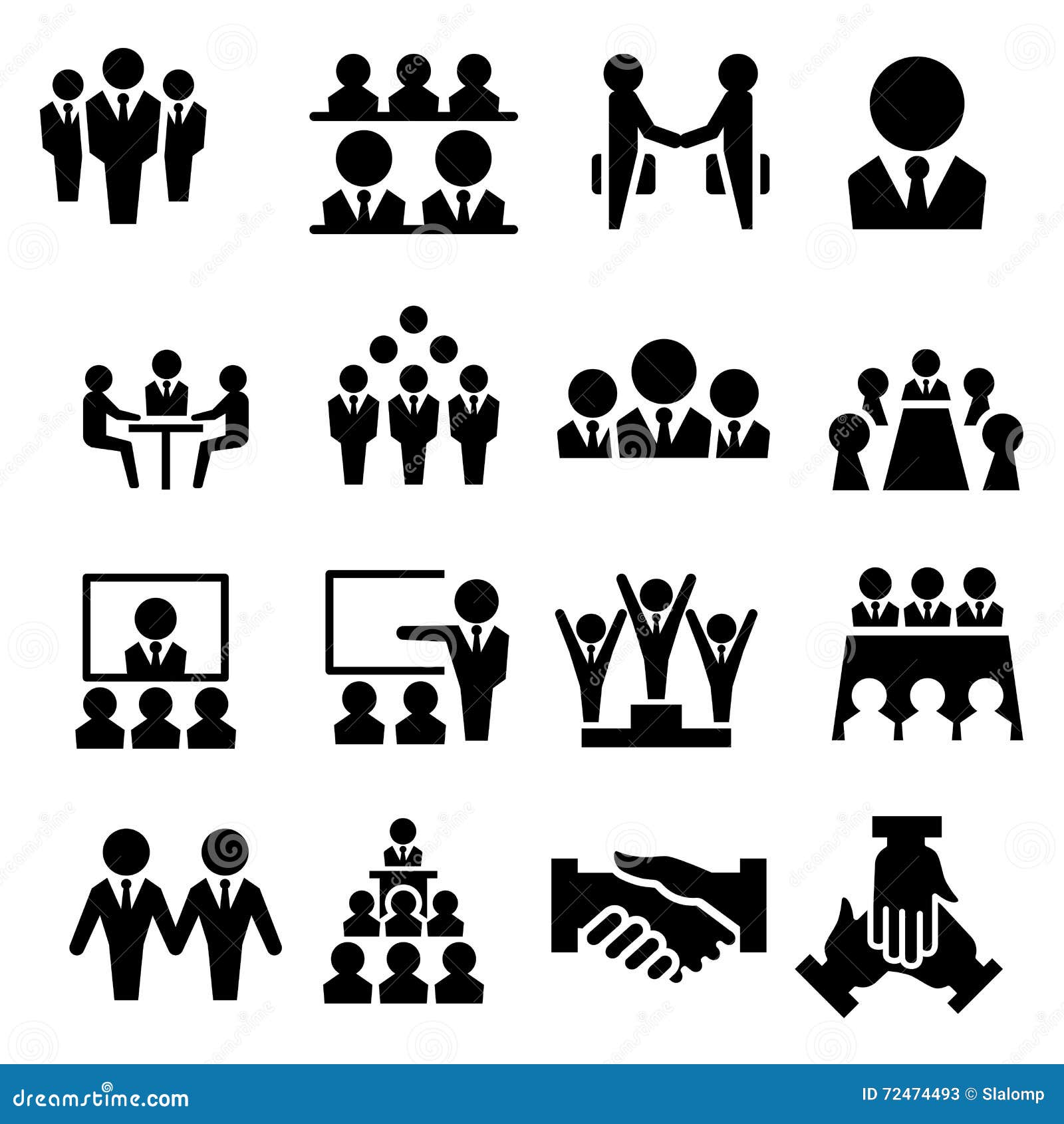 Business Team icon stock illustration. Illustration of concept - 72474493