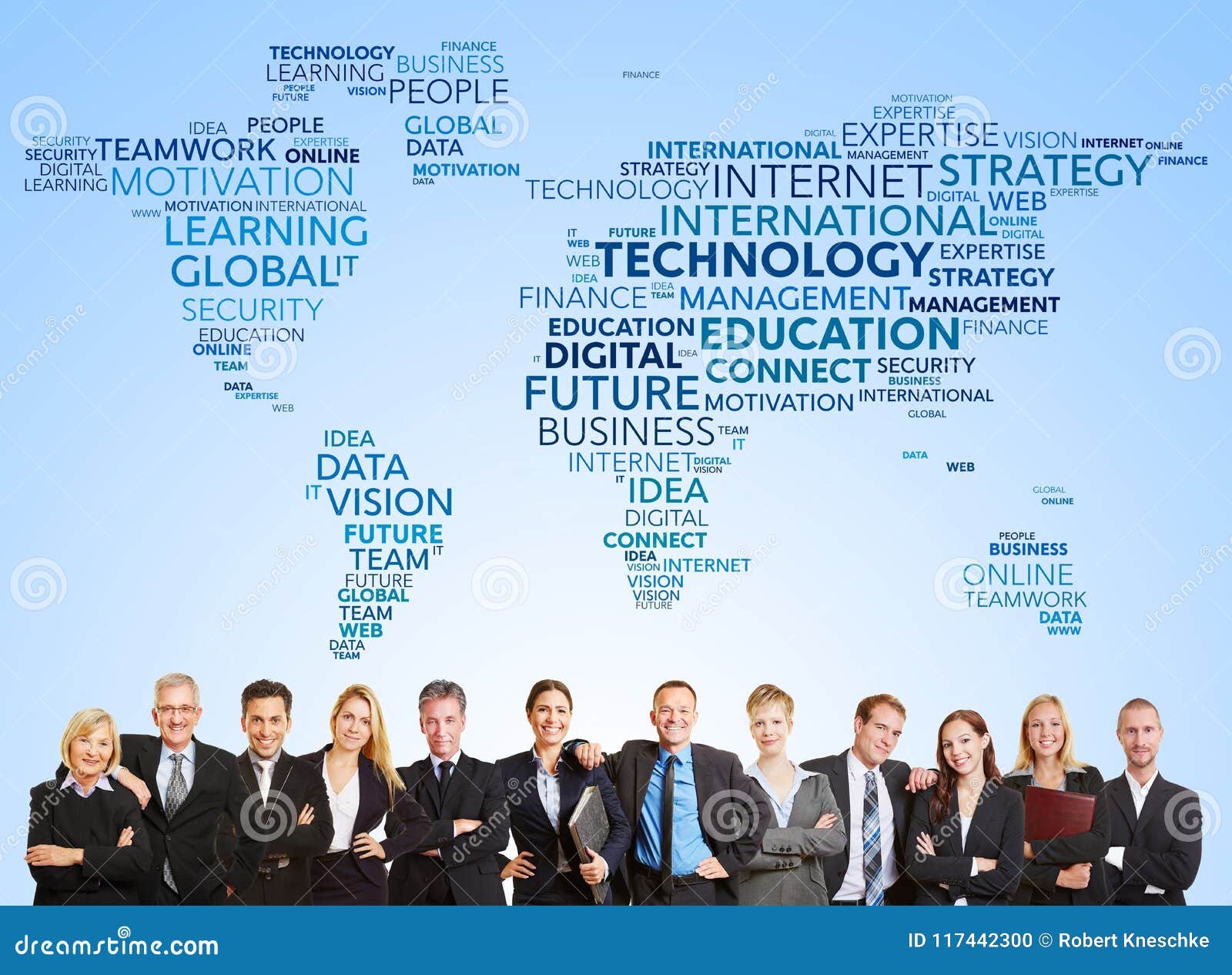 Business Team and International Technology Stock Photo - Image of ...