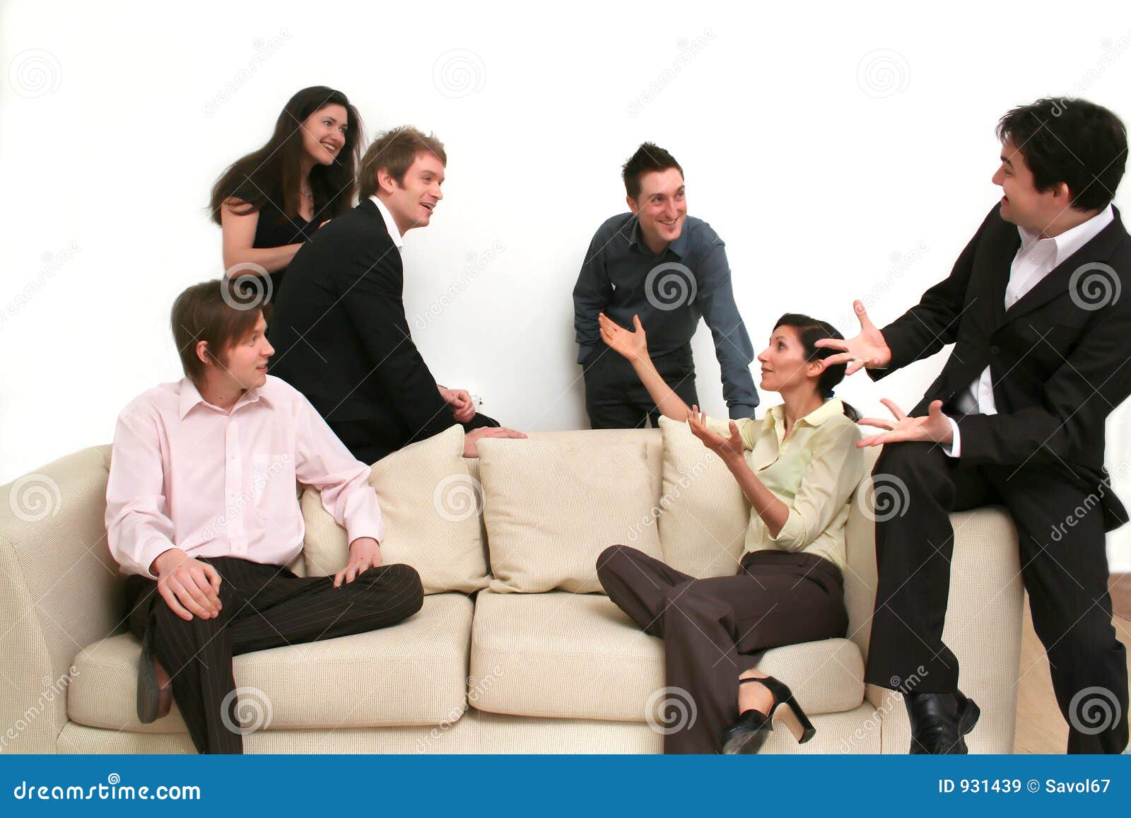 Business Team - Making the Point Stock Image - Image of businesswoman ...