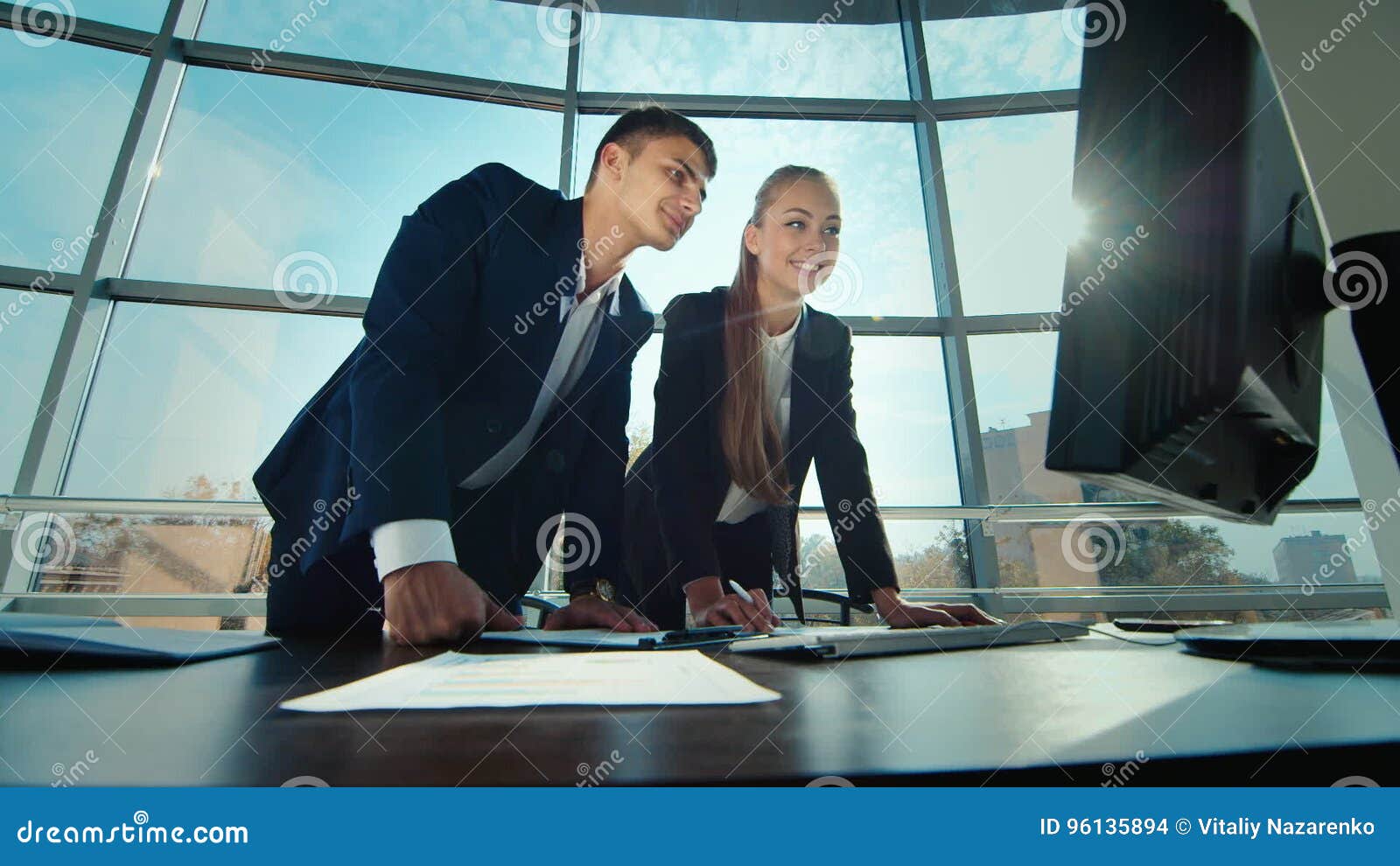 Business Team: Man Given an Assignment Employee Stock Footage - Video ...