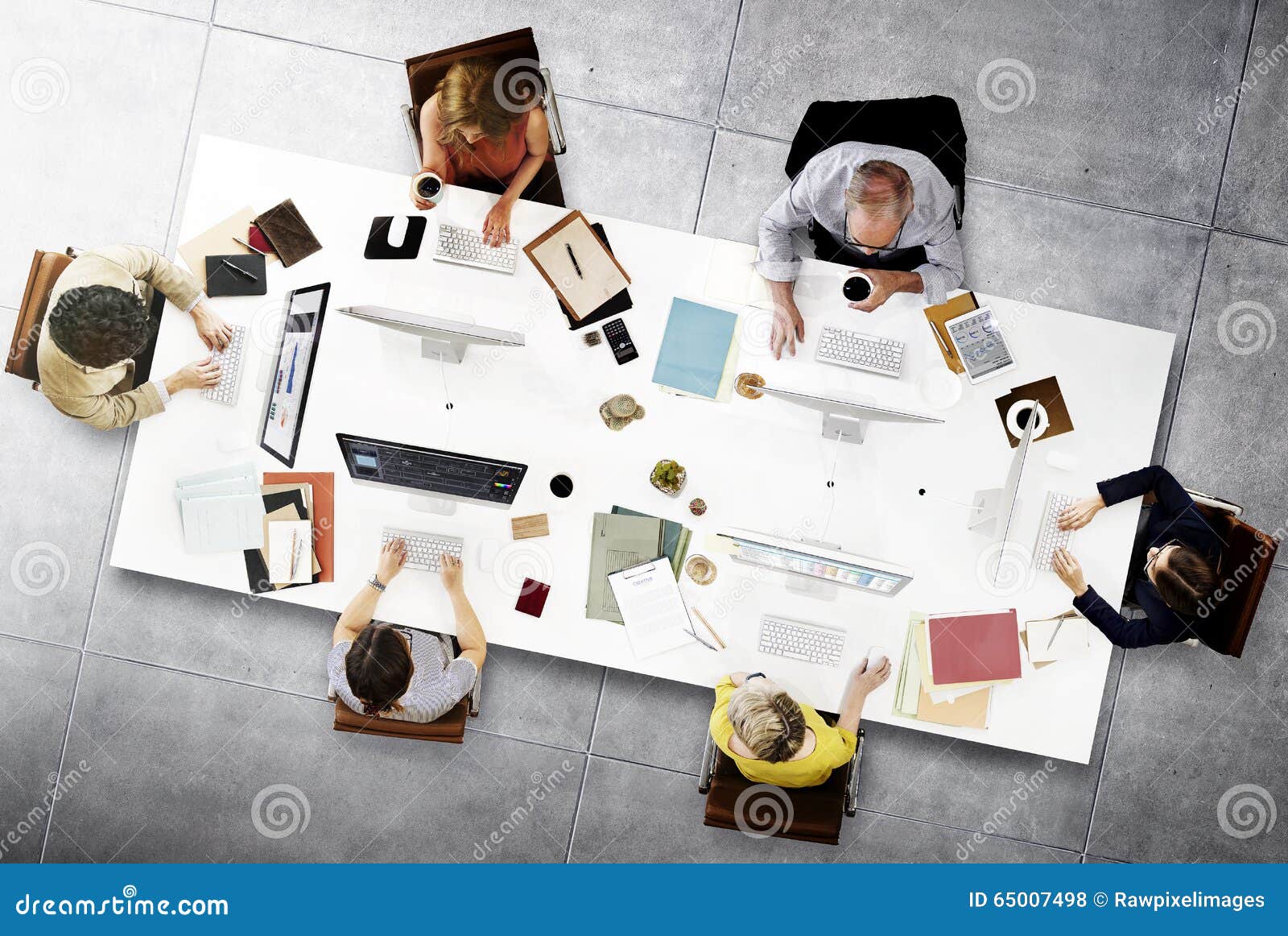 Business Team Meeting Connection Digital Technology Concept Stock Photo ...