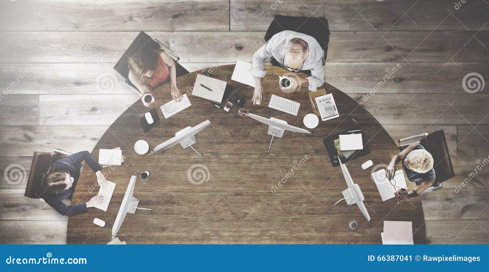 Business Team Meeting Connection Digital Technology Concept Stock Image ...