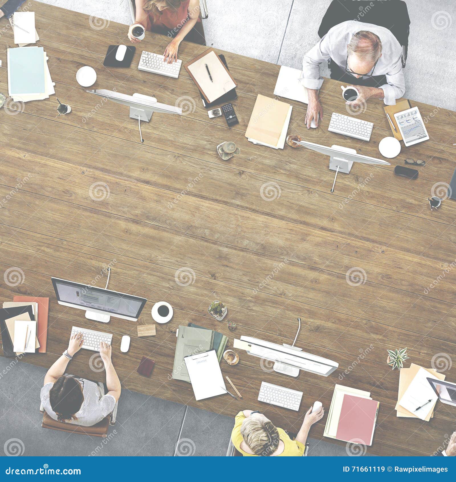 Business Team Meeting Connection Digital Technology Concept Stock Image ...