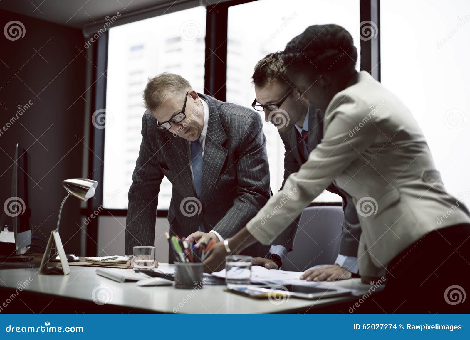Business Team Meeting Discussion Connection Concept Stock Photo - Image ...