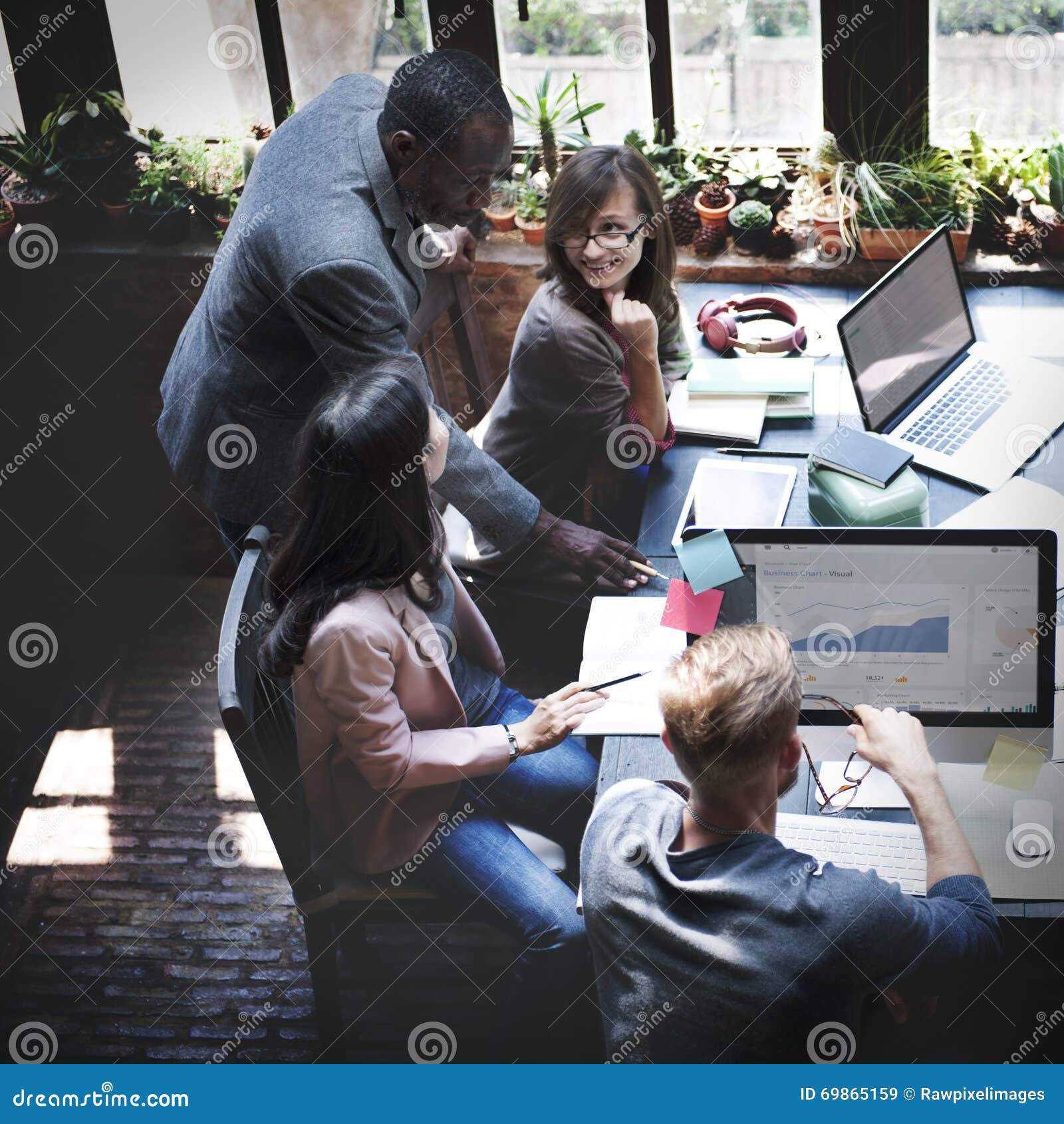 Business Team Meeting Discussion Ideas Concept Stock Image - Image of ...