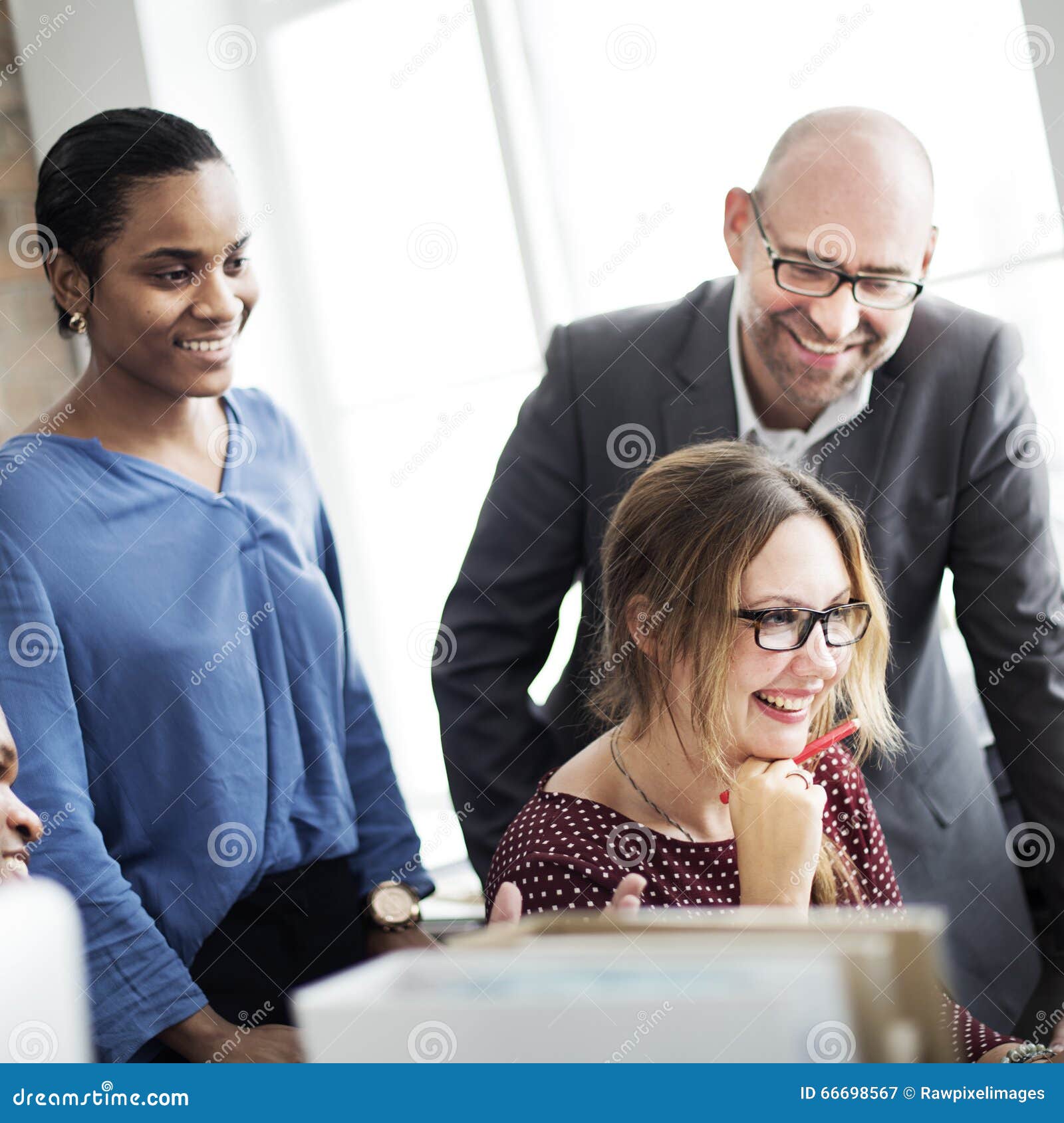 Business Team Meeting Discussion Working Concept Stock Image - Image of ...
