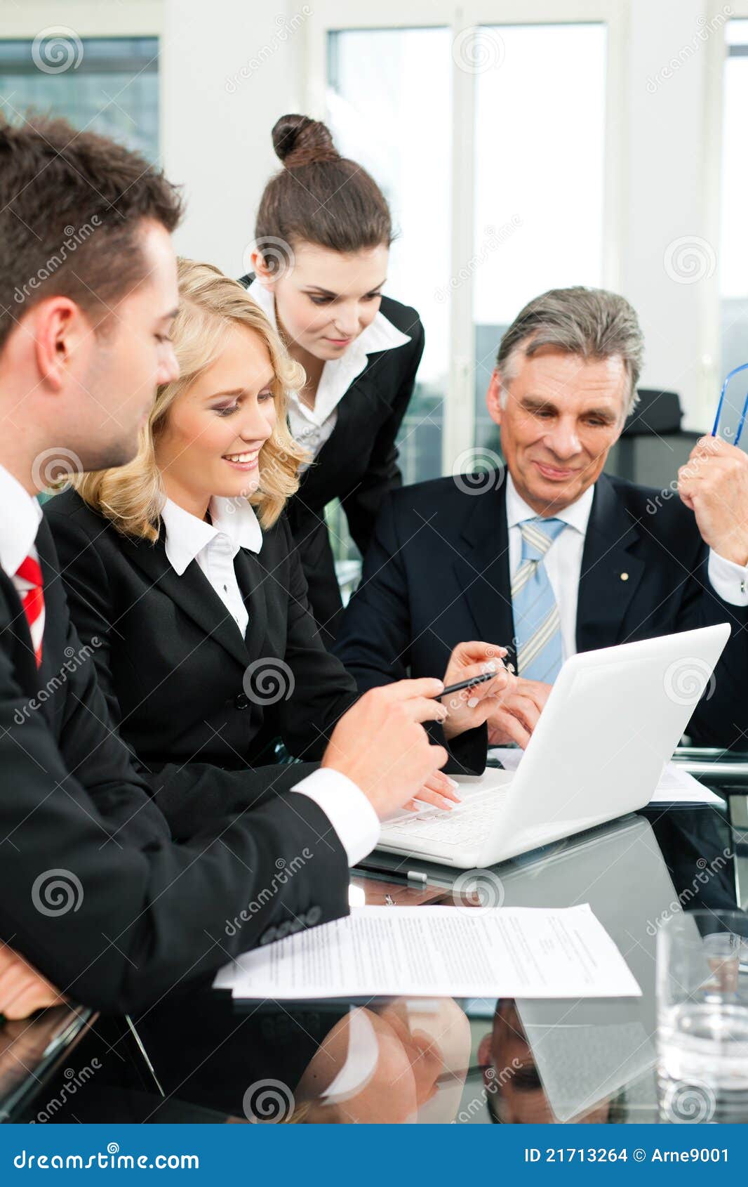 Business - Team Meeting in an Office Stock Photo - Image of business ...