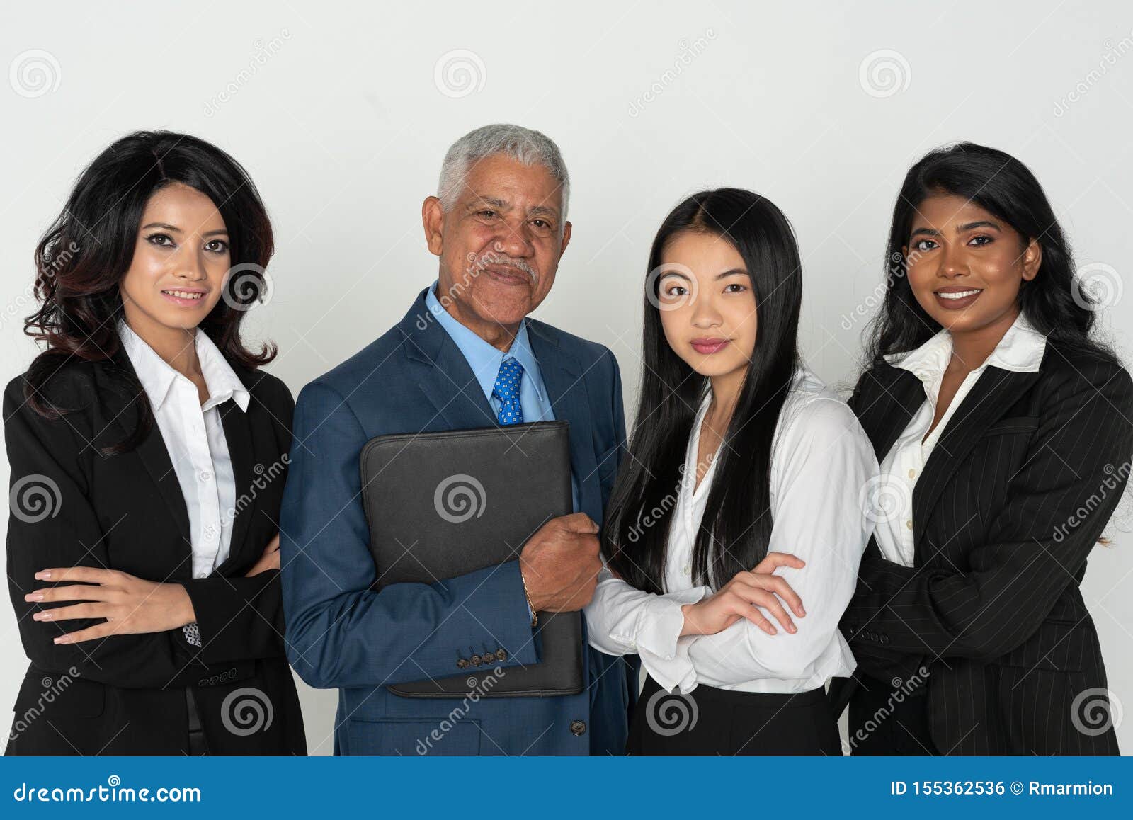 Business Team of Minority Workers Stock Photo - Image of confident ...