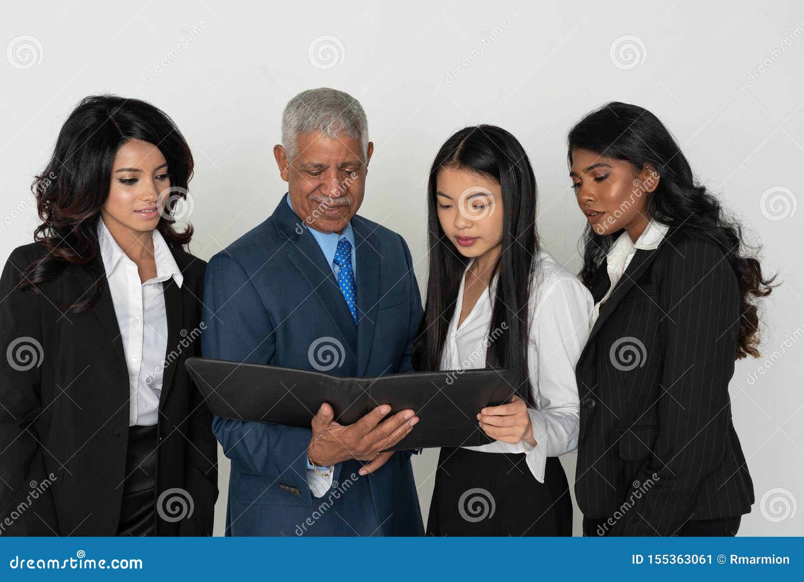 Business Team of Minority Workers Stock Image - Image of office ...