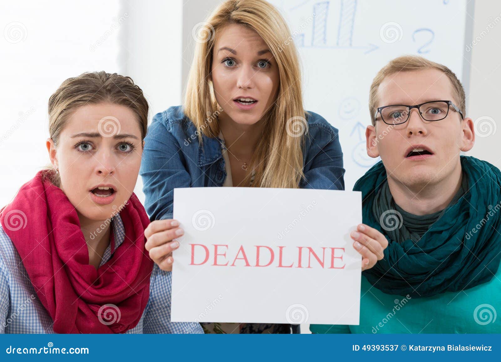Business Team Missing a Deadline Stock Image - Image of emotions ...