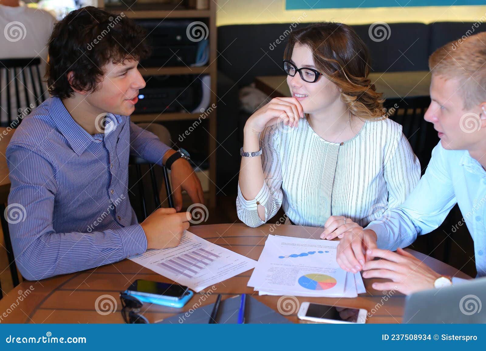 Business Team Negotiates Talk and Discuss Stock Photo - Image of ... Business Team Negotiates Talk and Discuss Stock Photo - Image of ...