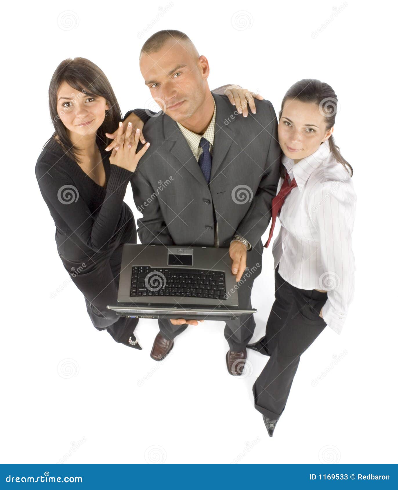 Business Team with Notebook Stock Image - Image of lady, factory: 1169533