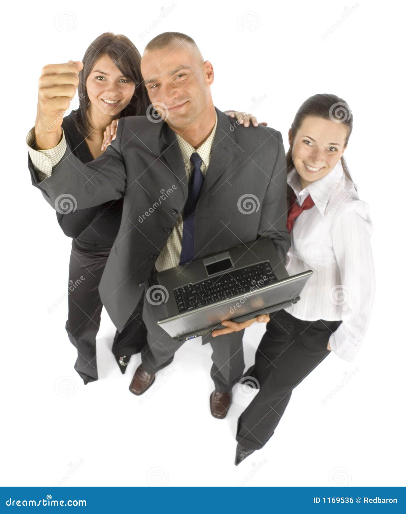 Business Team with Notebook Stock Photo - Image of firm, lady: 1169536