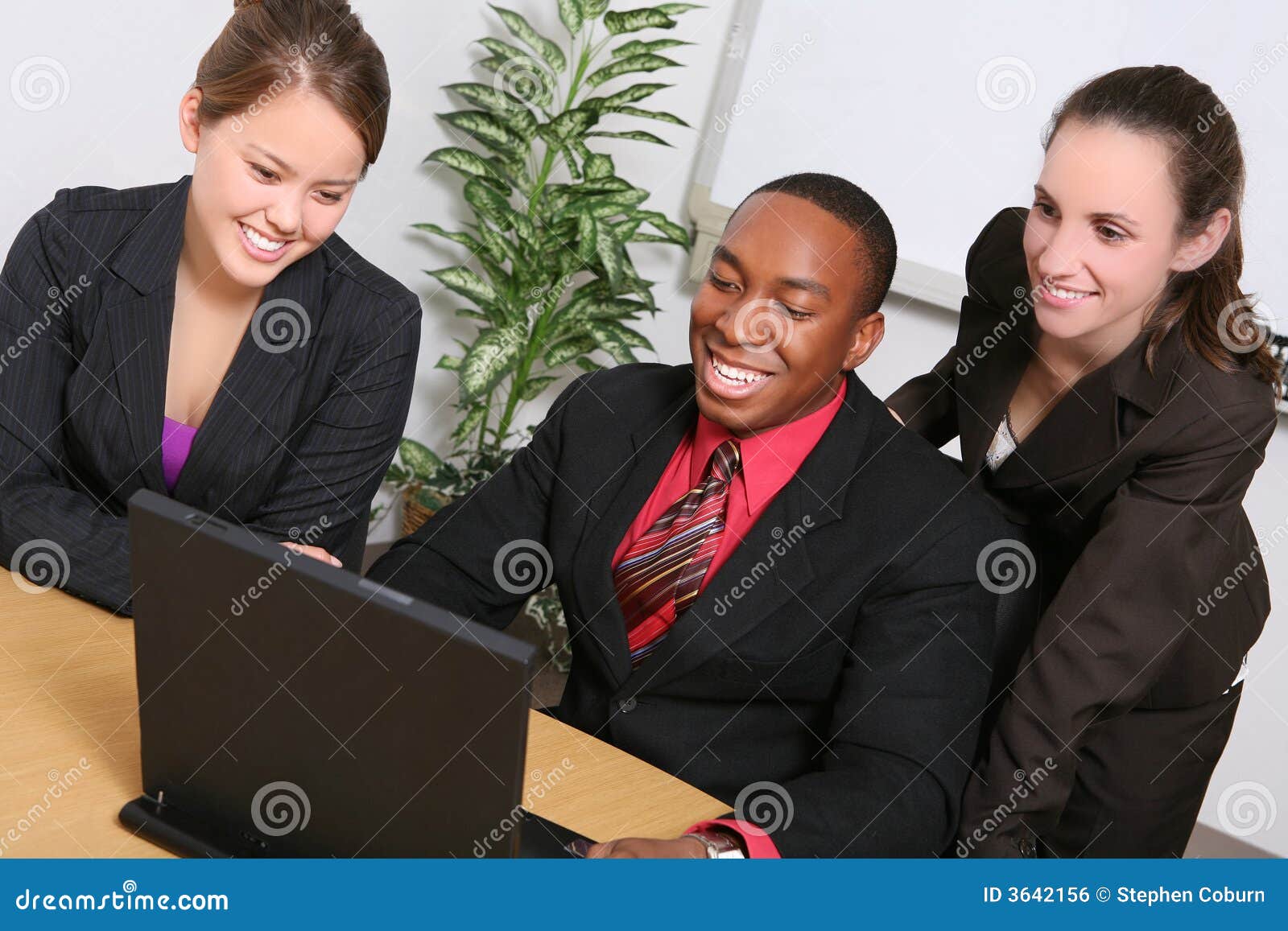 Business Team in Office stock photo. Image of businesspeople - 3642156