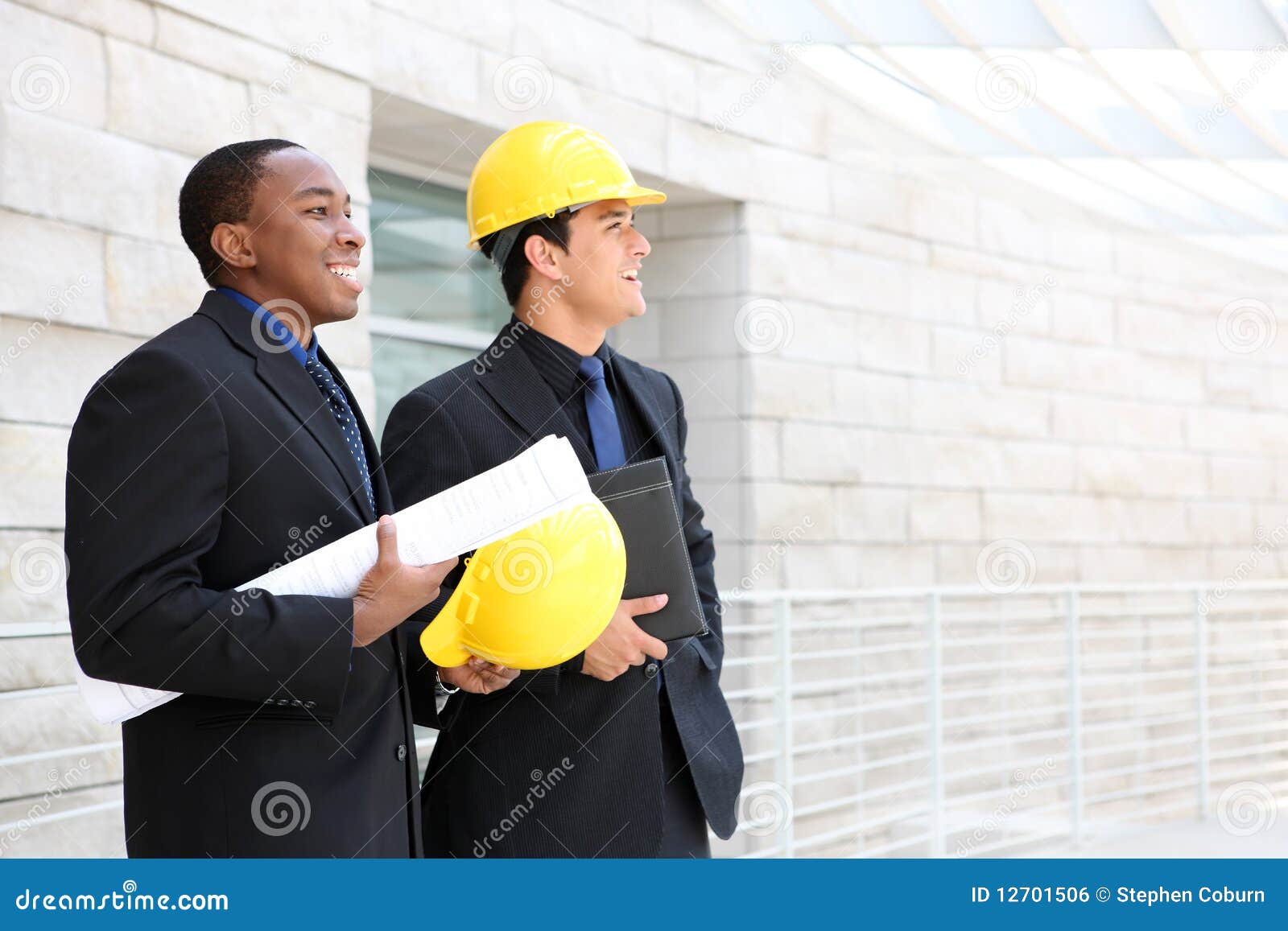 Business Team at Office Construction Site Stock Photo - Image of ...