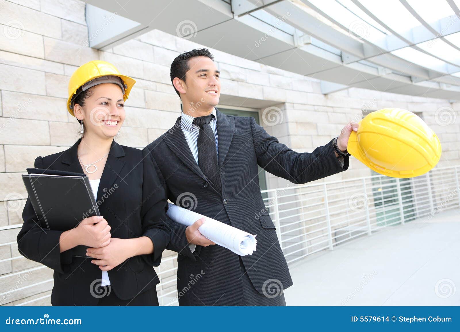 Business Team at Office Construction Site Stock Photo - Image of boss ...