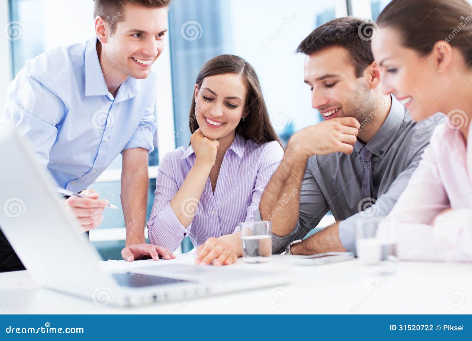 Business Team at the Office Stock Photo - Image of business, caucasian ...