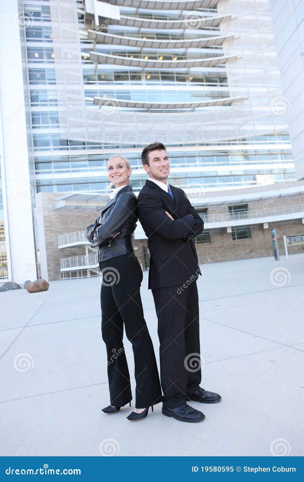 Business Team Outside Office Stock Image - Image of occupation ...
