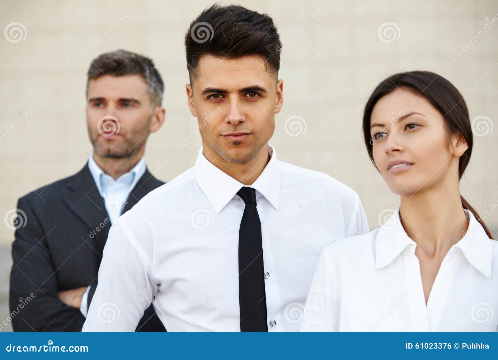 Business Team Outside Office. People. Stock Photo - Image of ...