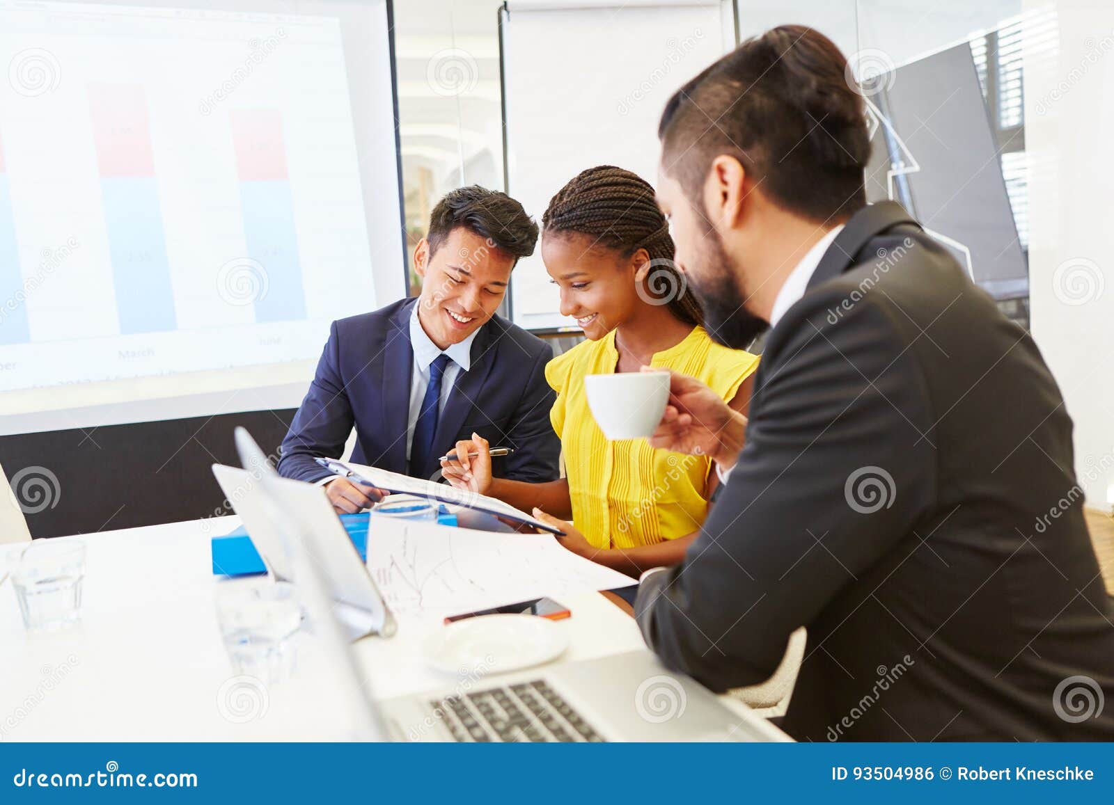 Business Team Planning in Cooperation Stock Photo - Image of consultant ...