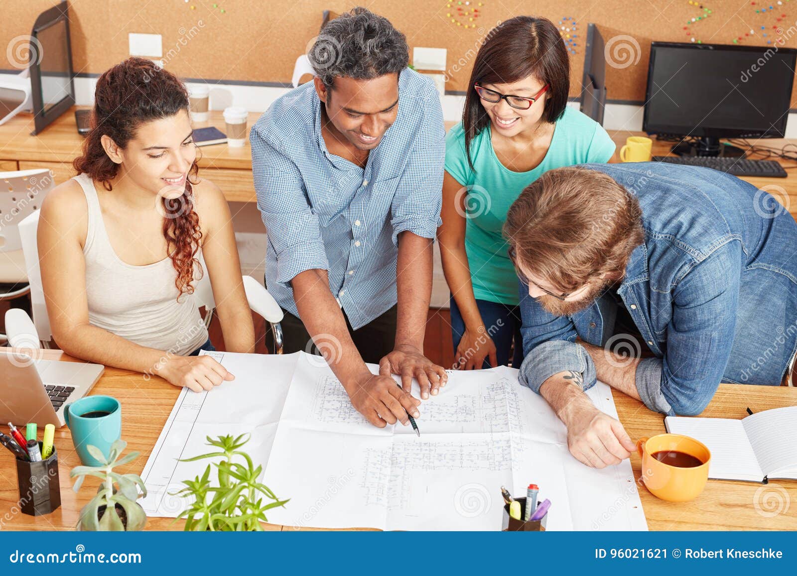 Business Team Planning New Project Stock Image - Image of learn, group ...