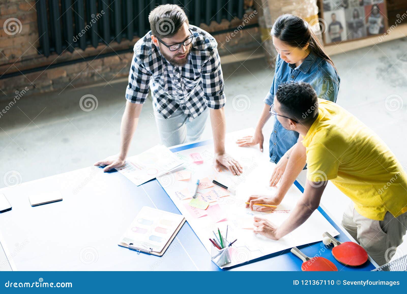 Business Team Planning Startup Projects Stock Photo - Image of ...