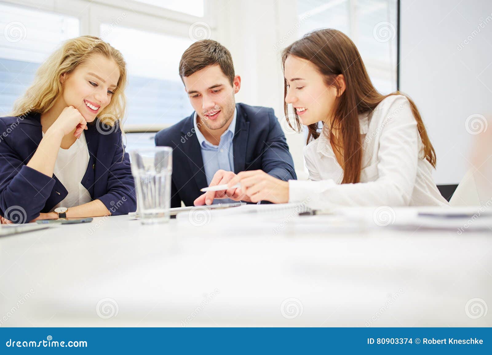 Business Team Planning in a Workshop Stock Photo - Image of meeting ...