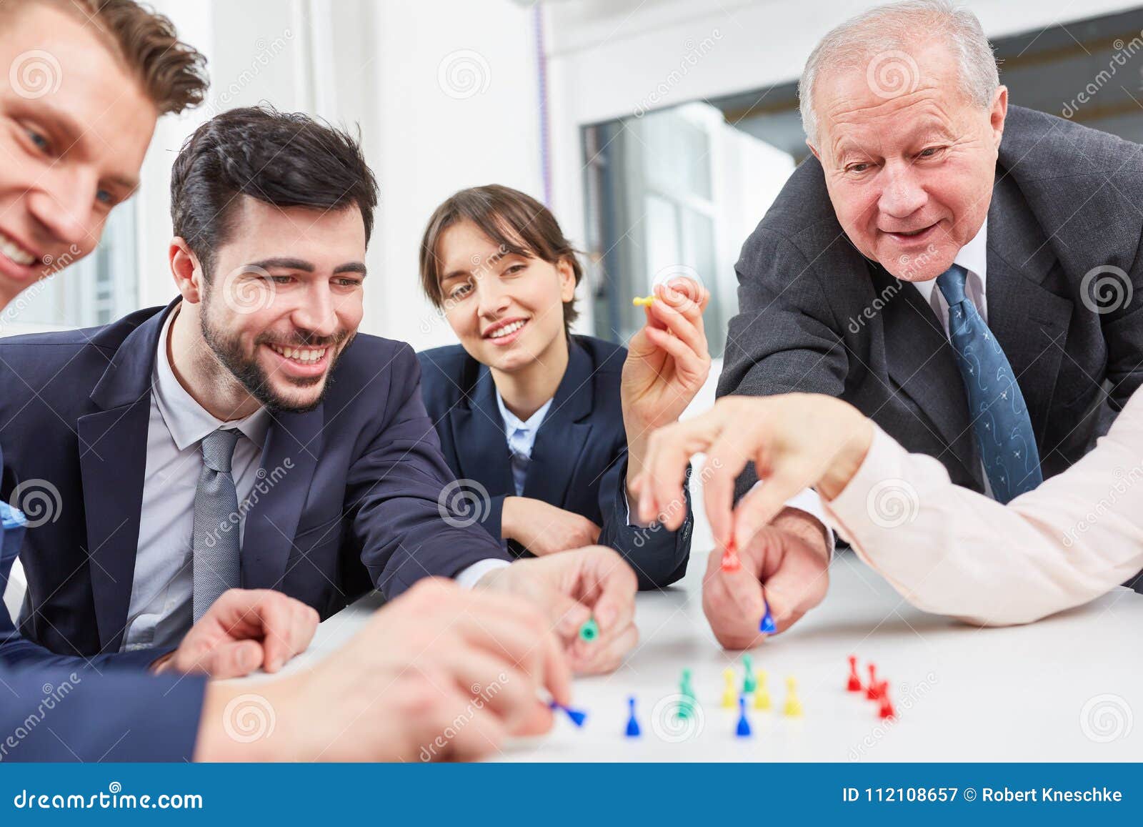 Business team playing game stock image. Image of teamwork - 112108657
