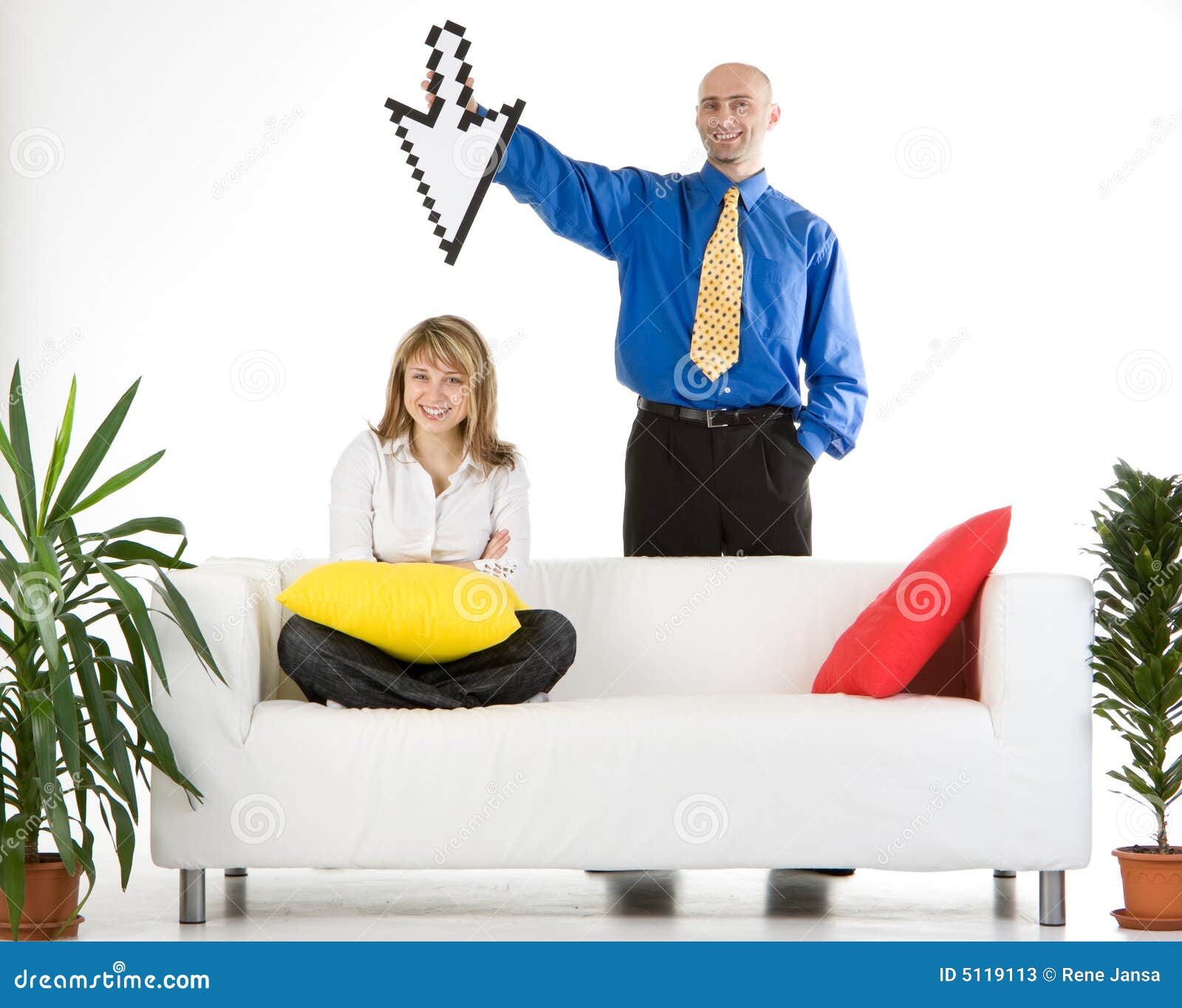 Business Team with Pointer stock image. Image of icon - 5119113