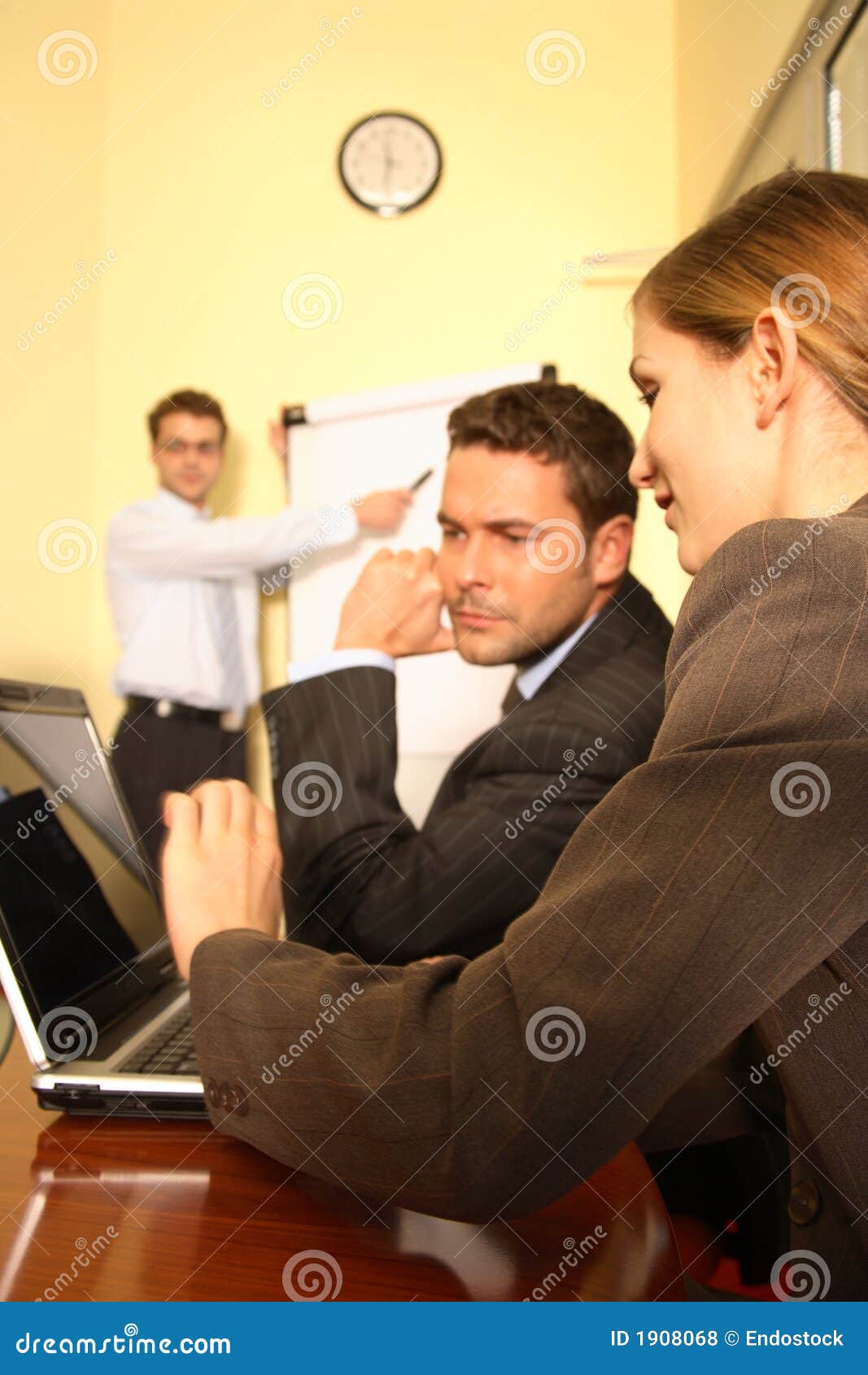 Business Team Preparing a Proposal Stock Photo - Image of business ...