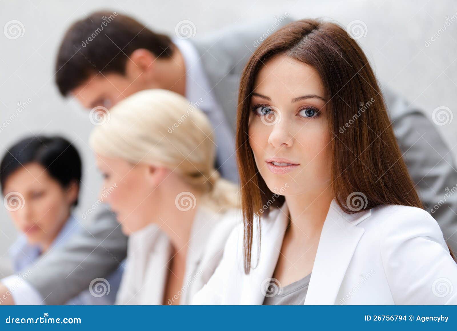 Business Team at the Presentation Stock Photo - Image of advance ...