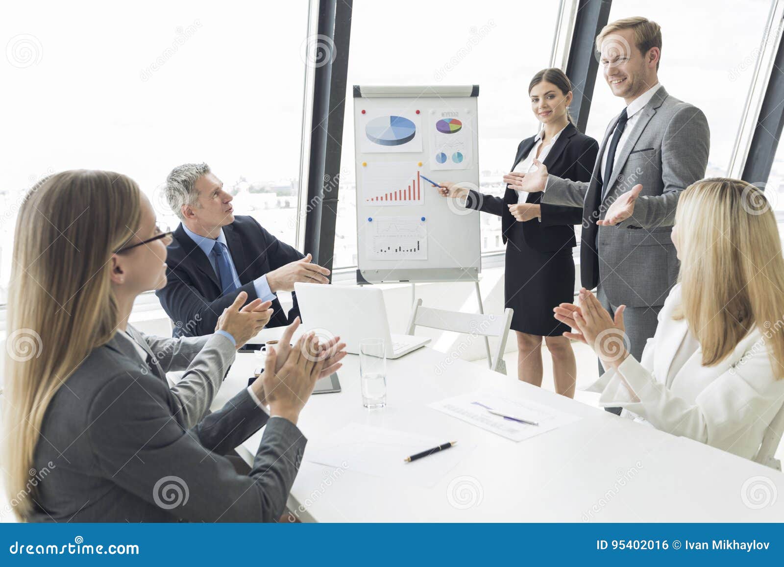 Business Team at Presentation Stock Photo - Image of conference ...