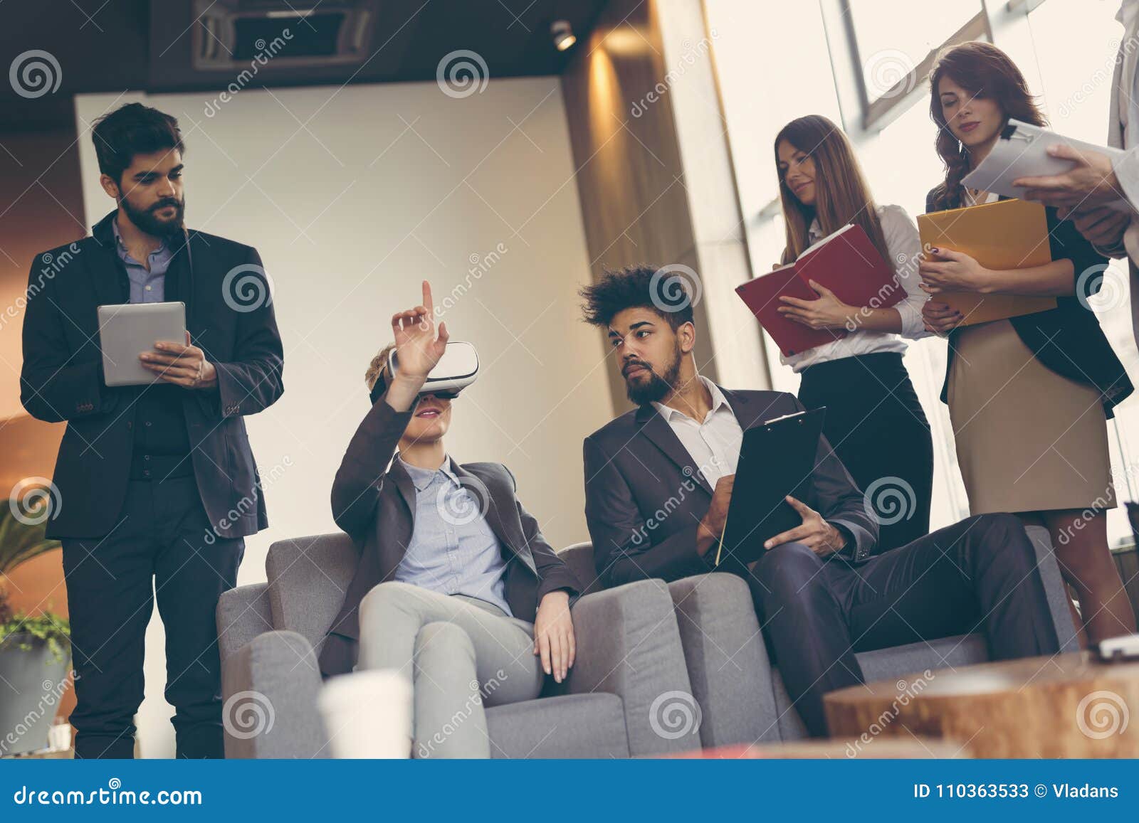 VR Presentation and Conference Stock Image - Image of futuristic ...
