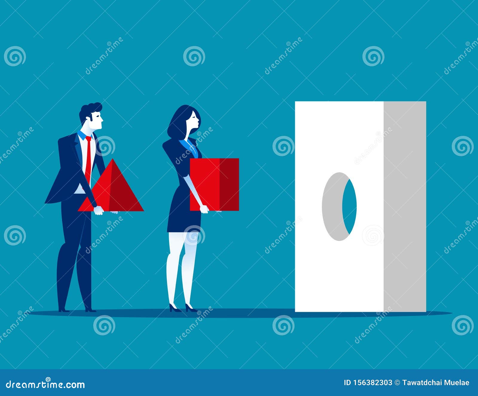 Business Team and Problem Solving. Concept Business Vector Illustration ... Business Team and Problem Solving. Concept Business Vector Illustration ...