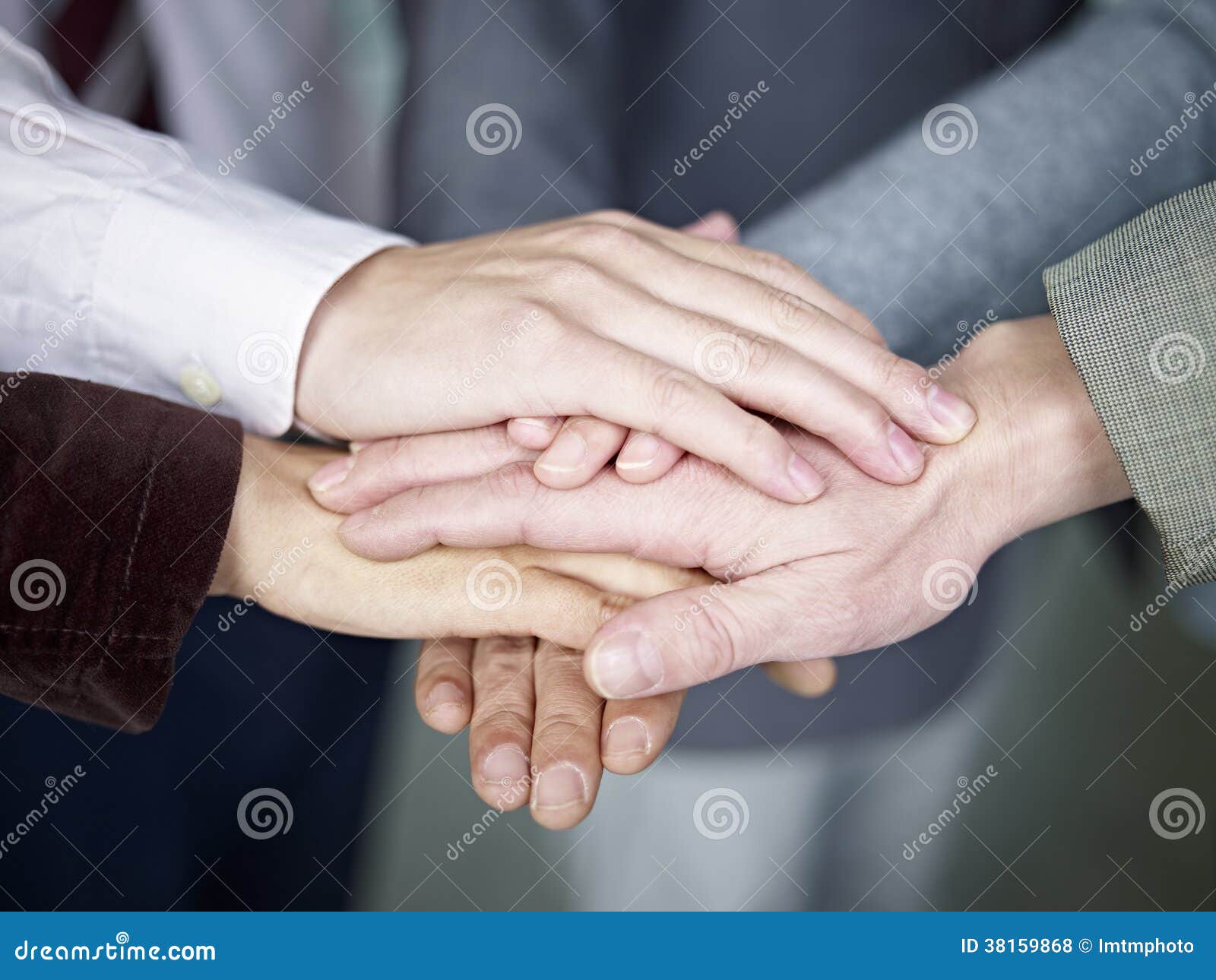 Business Team Putting Hands Together Stock Photo - Image of challenge ...