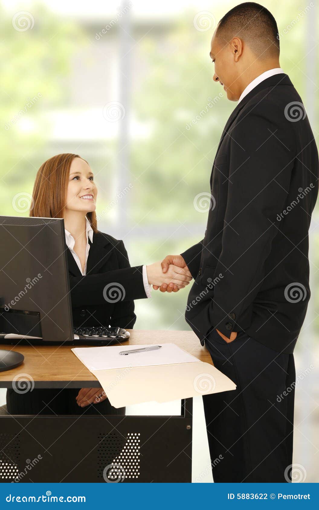 Business Team Reach Agreement Stock Photo - Image of light, office: 5883622