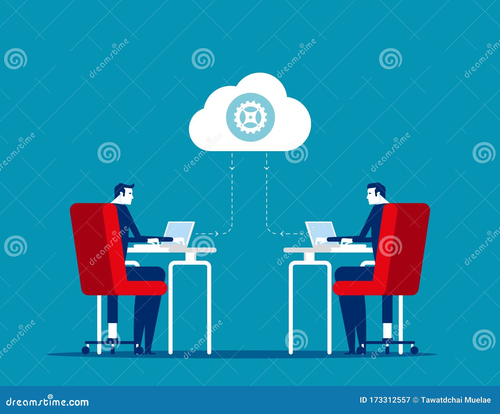 Sharing Information Clipart