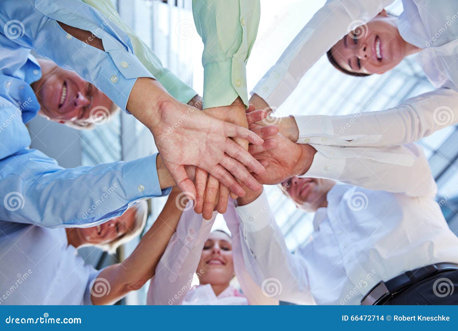 Business Team Showing Connection and Support Stock Photo - Image of ...