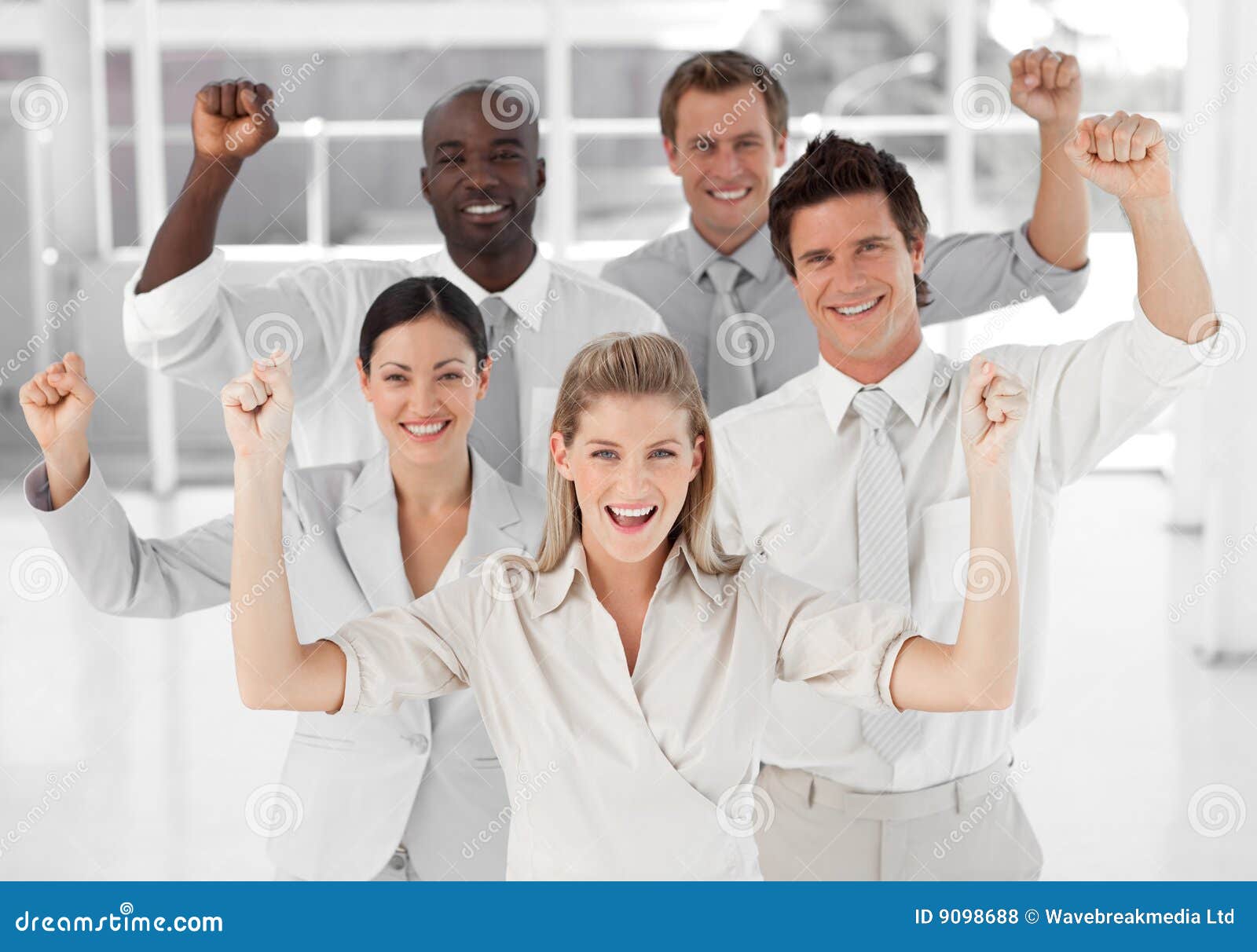 Business Team Smiling stock photo. Image of colleague - 9098688
