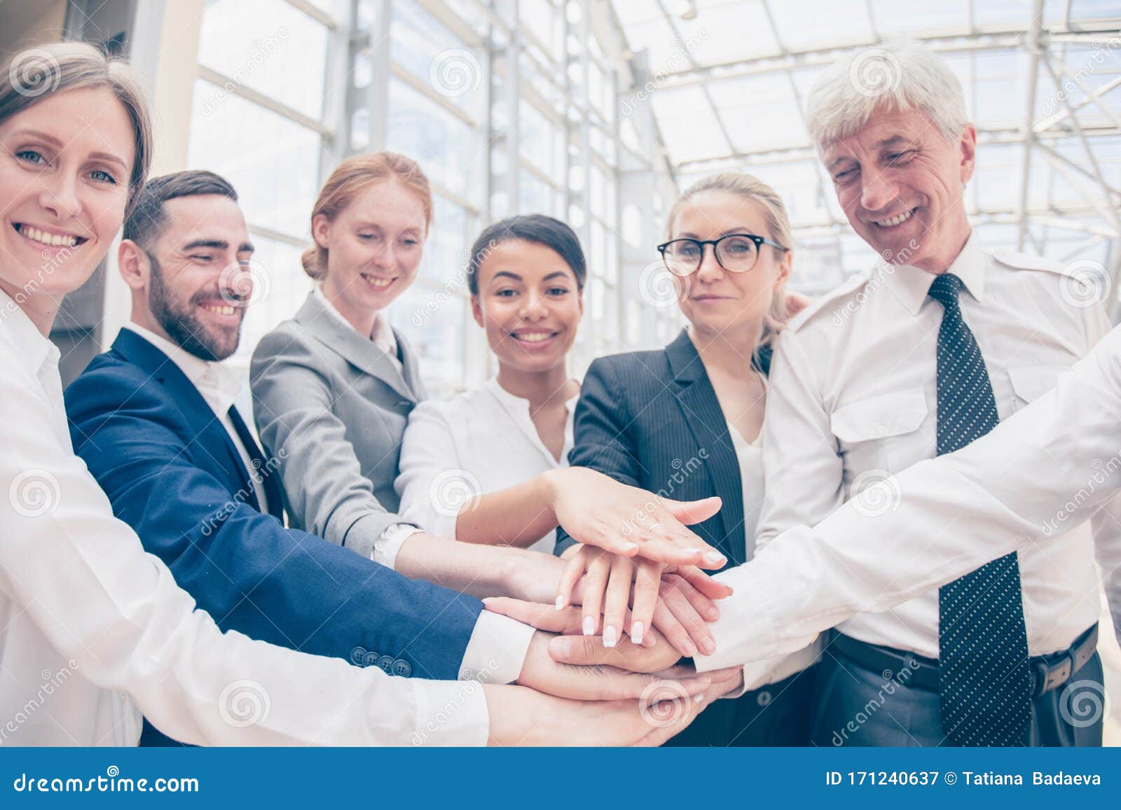 Business team stack hands stock image. Image of black - 171240637