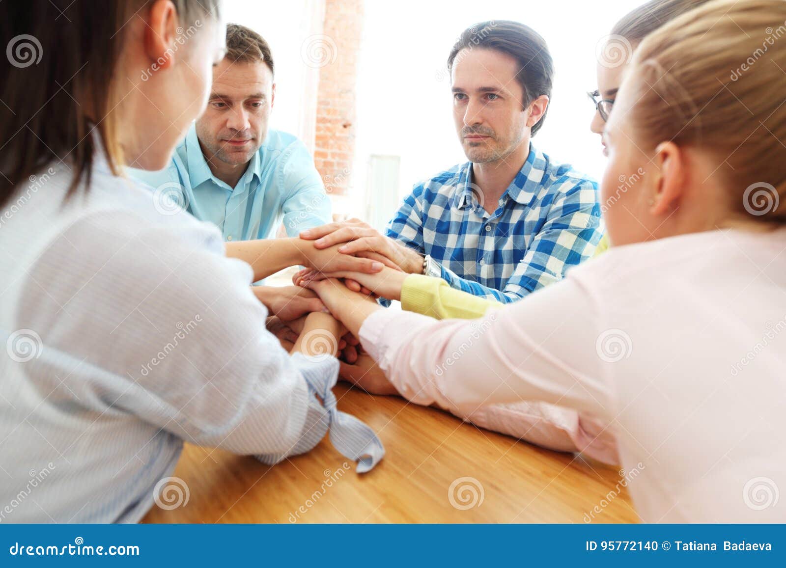 Business team stack hands stock photo. Image of friendship - 95772140