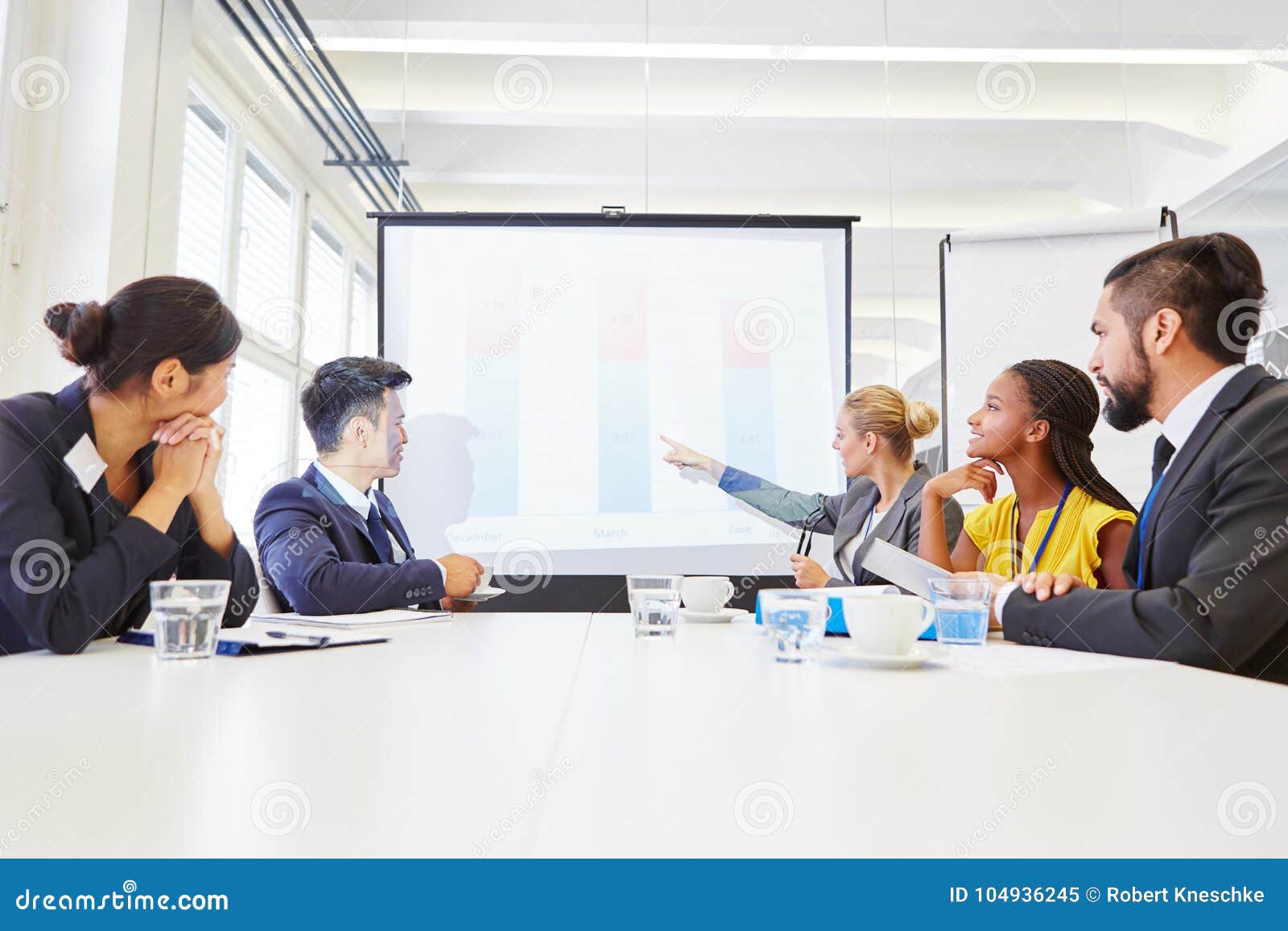 Business Team in Strategy Planning Workshop Stock Image - Image of ...
