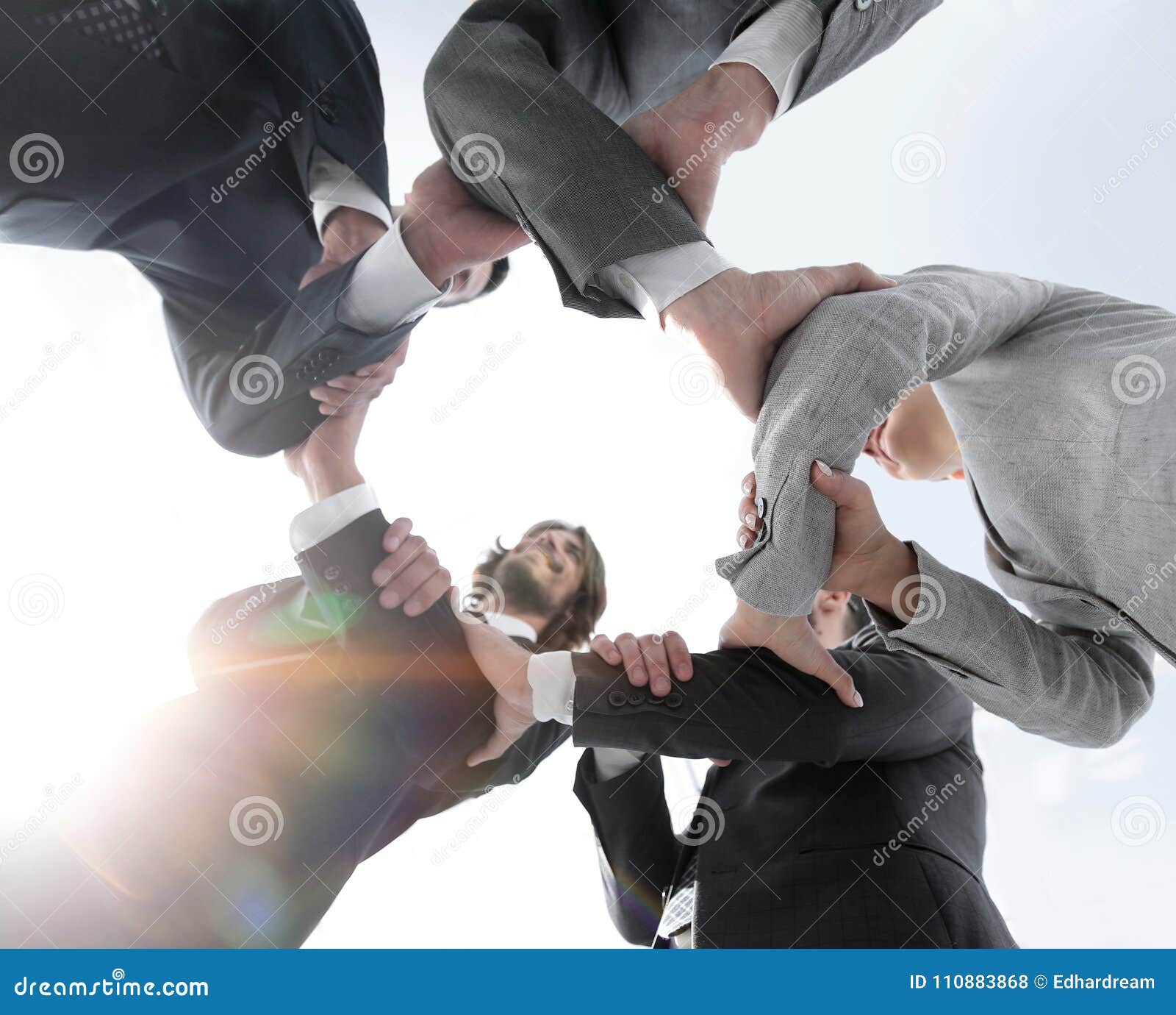Business Team are Taking Each Other`s Hands Stock Photo - Image of ...