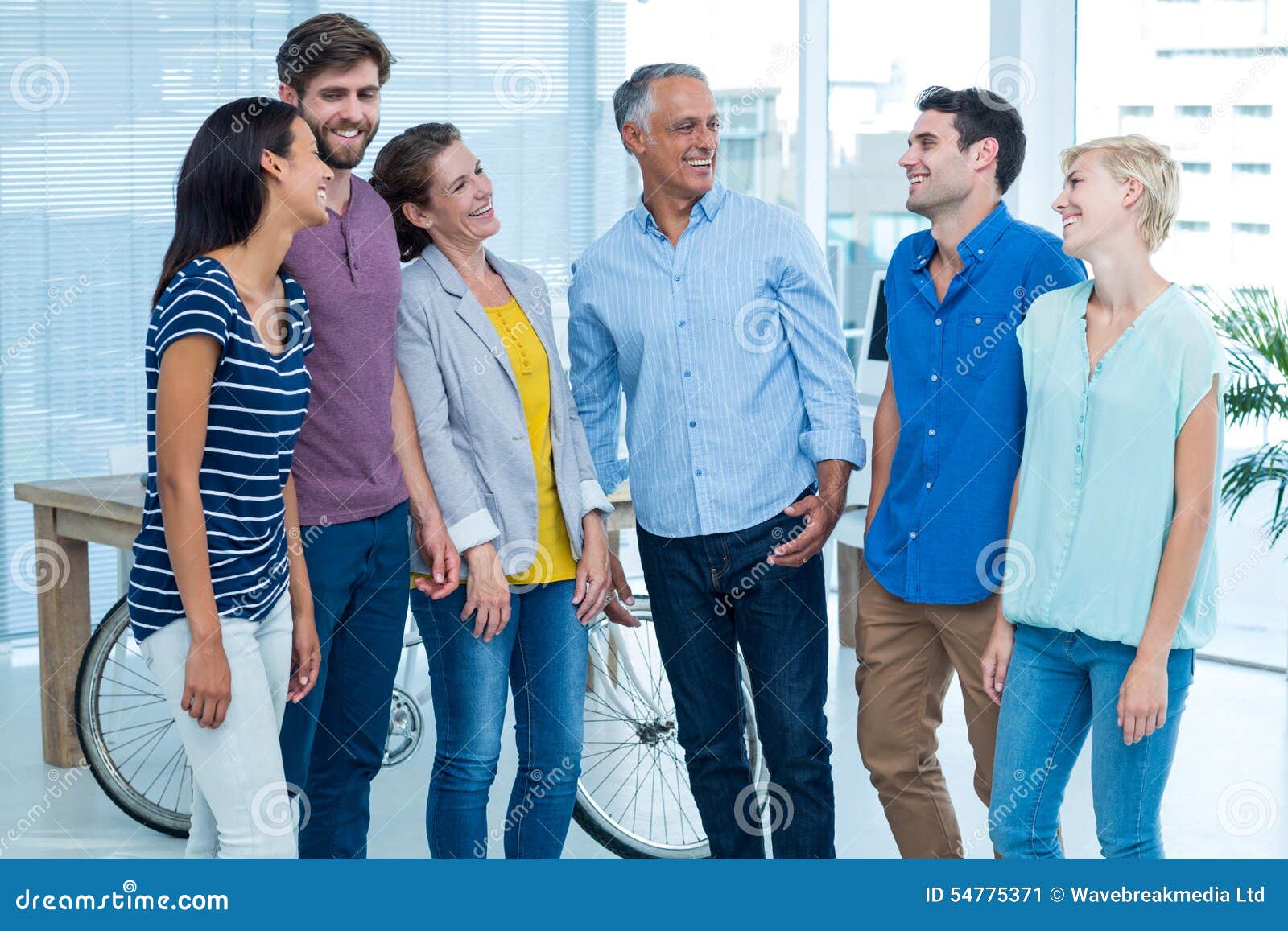 Business Team Talking Together Stock Image - Image of happy ...