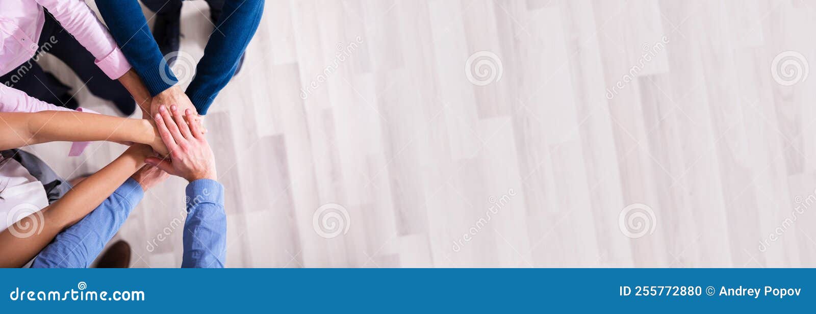 Business Team Together Making Hand Stack Stock Photo - Image of copy ...