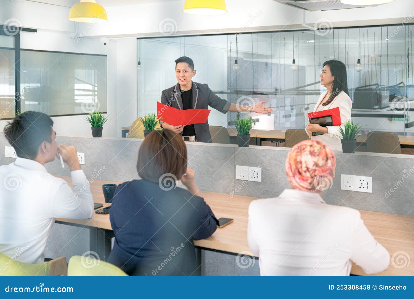 Business Team Training in Progress Stock Photo - Image of employee ...